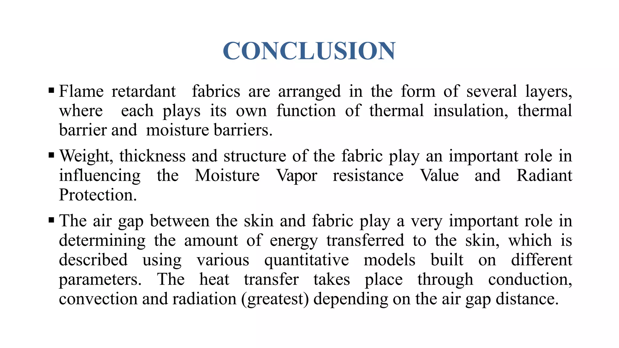 Fire retardant fabric | PPTX