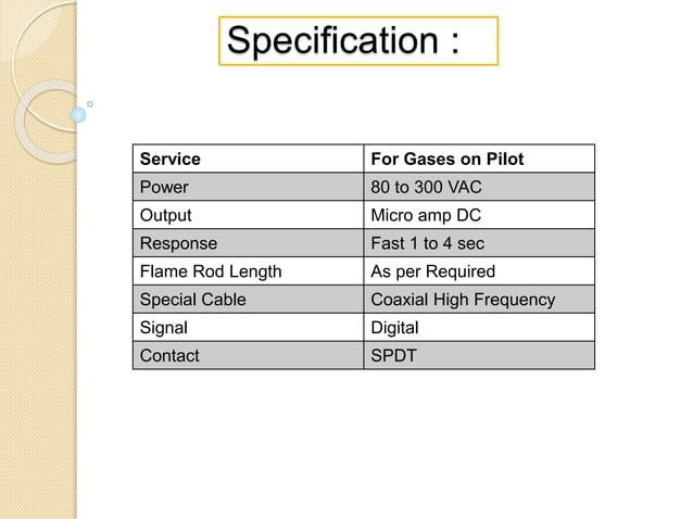 Flame rod , Flame Rod Working Principle and Types of Flame Rod. | PPTX