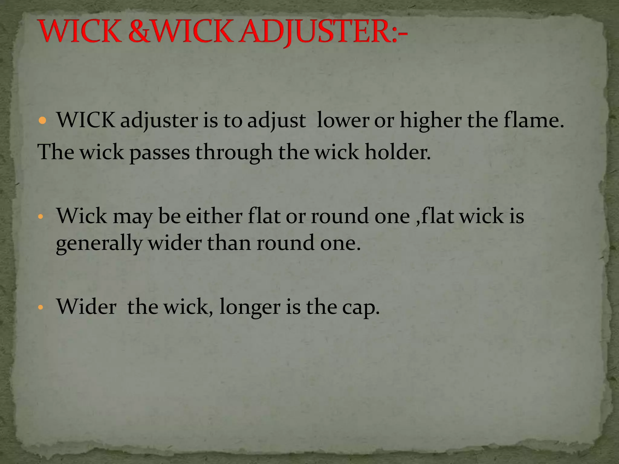 Flame safety lamp fsl | PPTX