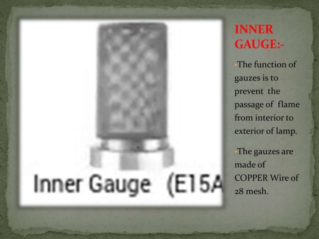 Flame safety lamp fsl | PPTX