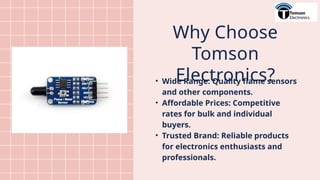 Flame Sensor Module – Infrared Fire Detection Sensor for Arduino by ADIY - Tomsone Electronics.pptx