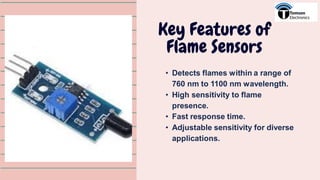 Flame Sensor Module – Infrared Fire Detection Sensor for Arduino by ...