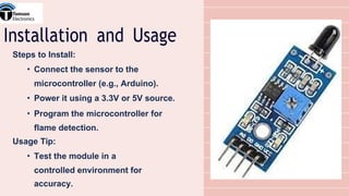 Flame Sensor Module – Infrared Fire Detection Sensor for Arduino by ...