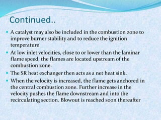 Flame stabilisation in microcombustors | PPT