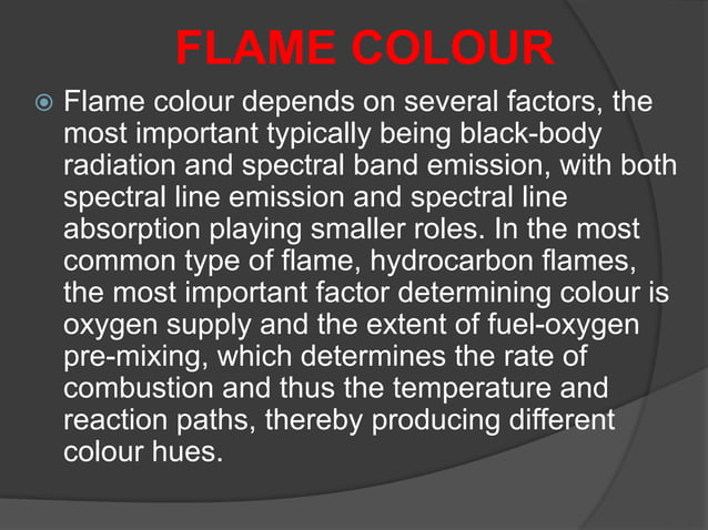 Flame Stability | PPTX | Chemistry | Science