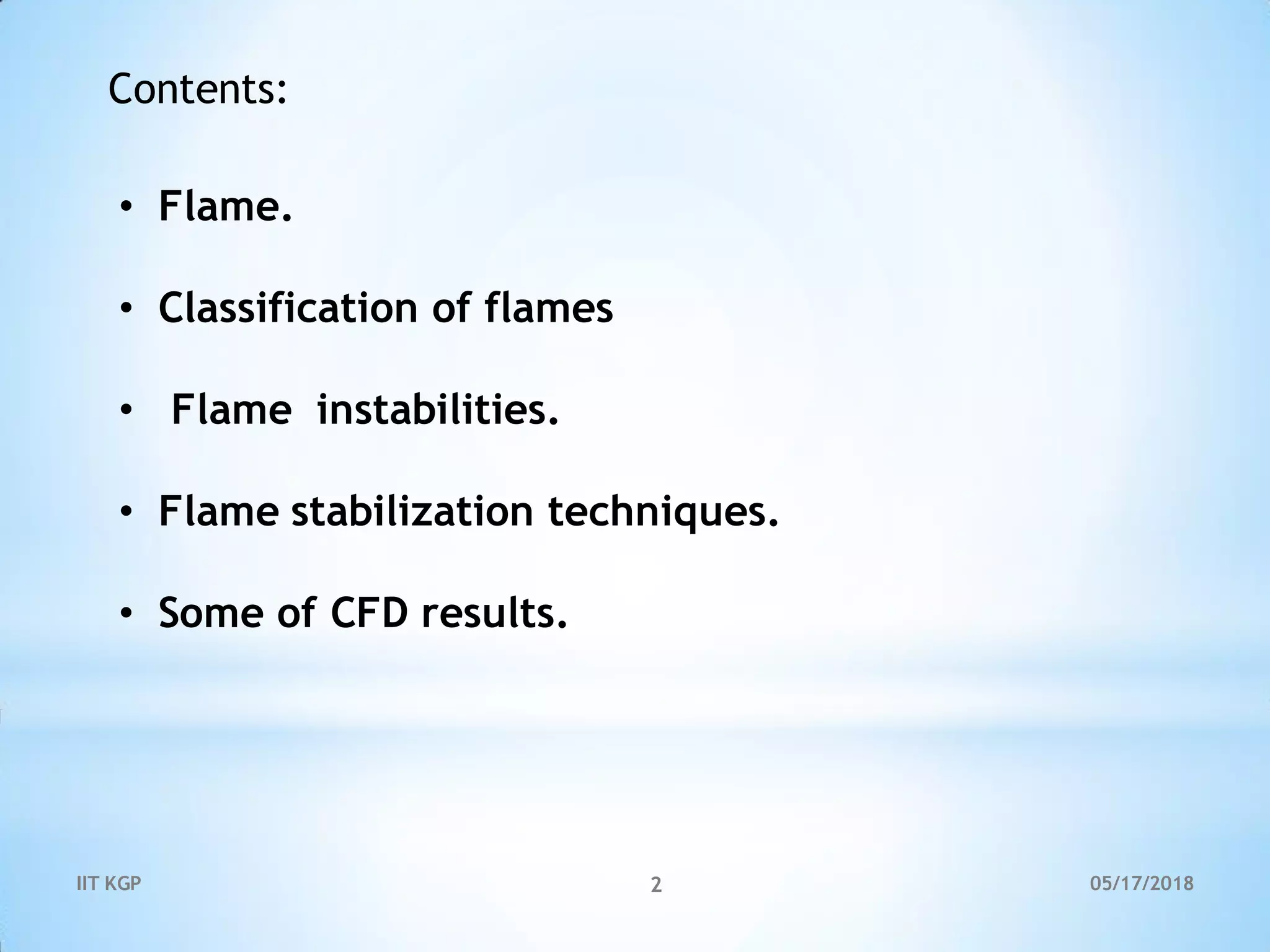 Flame Stabilization Techniques | PDF