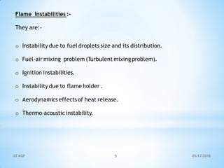 Flame Stabilization Techniques | PDF