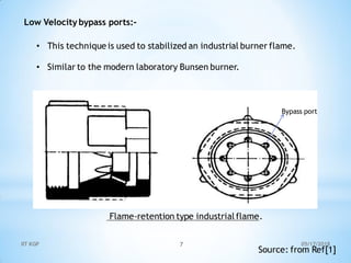 Flame Stabilization Techniques | PDF