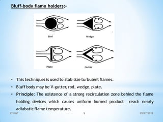 Flame Stabilization Techniques | PDF | Chemistry | Science