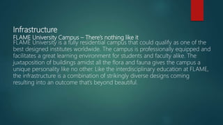 Flame university | PPTX