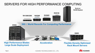 A Fresh Look at HPC from Huawei Enterprise | PPT