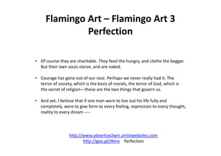 Flamingo Art Perfection | PPT