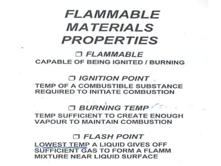 Flammabilty and explosivity | PPT | Science
