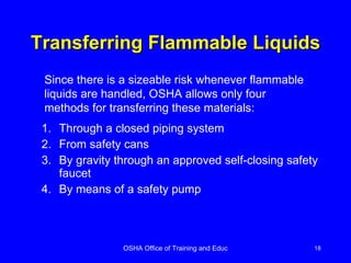 Flammables Ppt | PPT