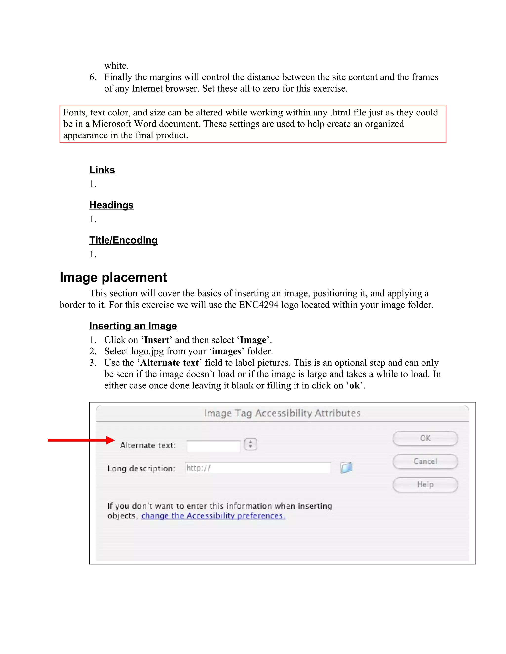 Basic Web Design In Dreamweaver | DOC
