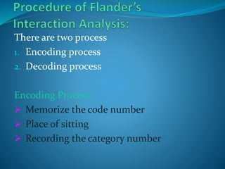 Flanders interaction analysis 110323114409-phpapp01 | PPTX