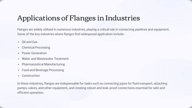 Flange Fundamentals: Everything You Need to Know! | PPT