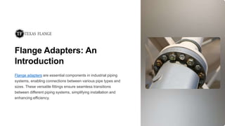 How Do Flange Adapters Work and Why Are They Essential? | PPT