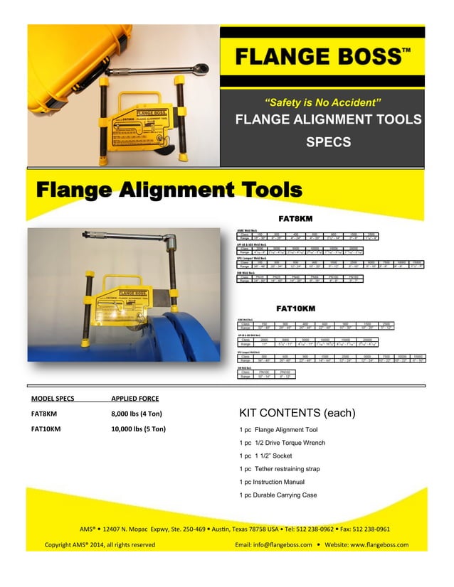 FAT Tools™ - Flange Alignment Tools | PDF
