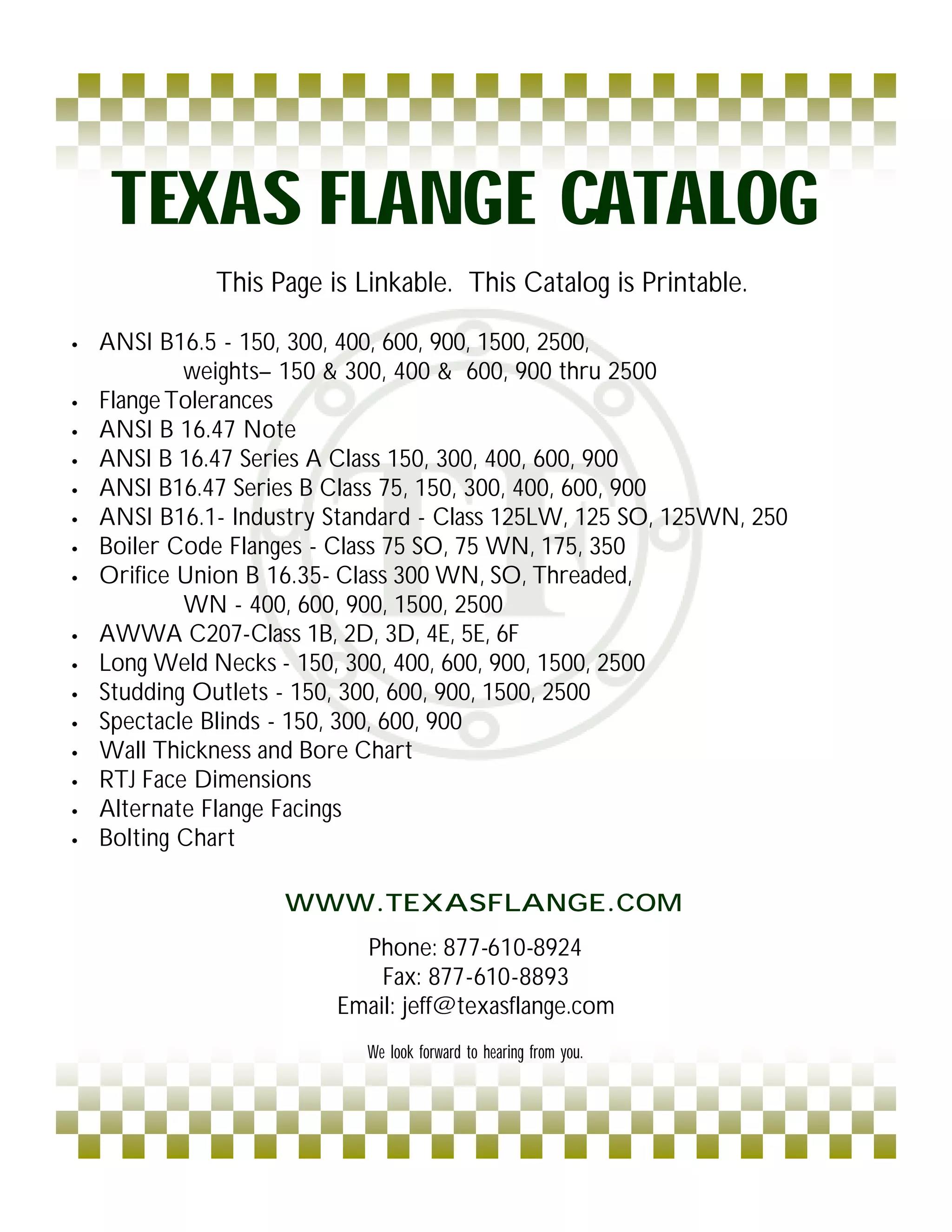 Flange catalog | PDF