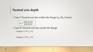 Flanged beams analysis - type 3 | PPTX