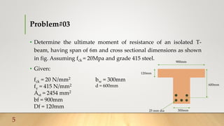 Flanged beams analysis - type 3 | PPTX | Civil Engineering Industry ...