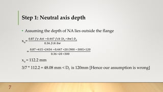 Flanged beams analysis - type 3 | PPTX