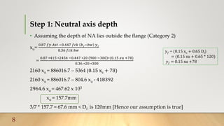 Flanged beams analysis - type 3 | PPTX