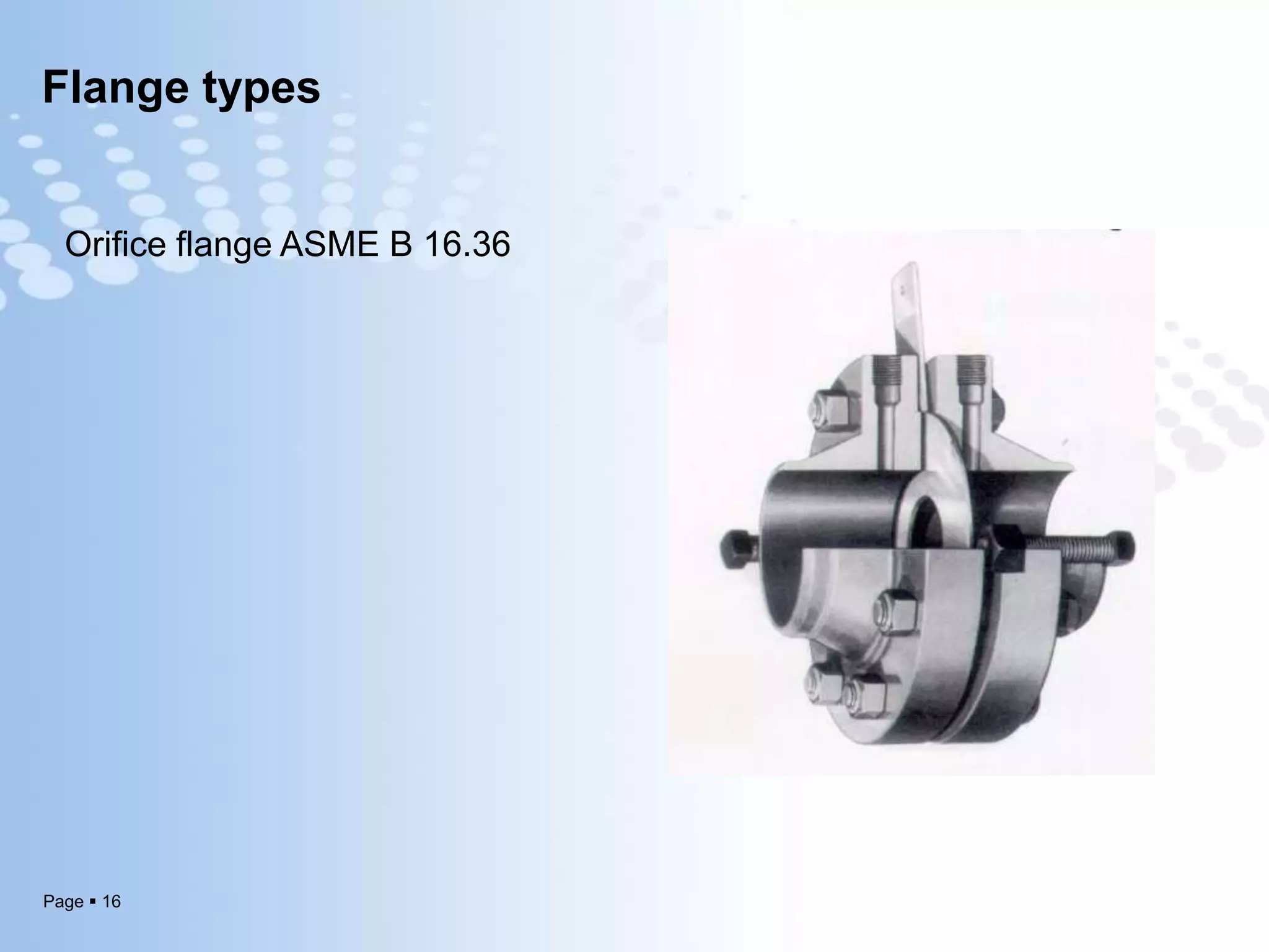 Flange management presentation | PPTX
