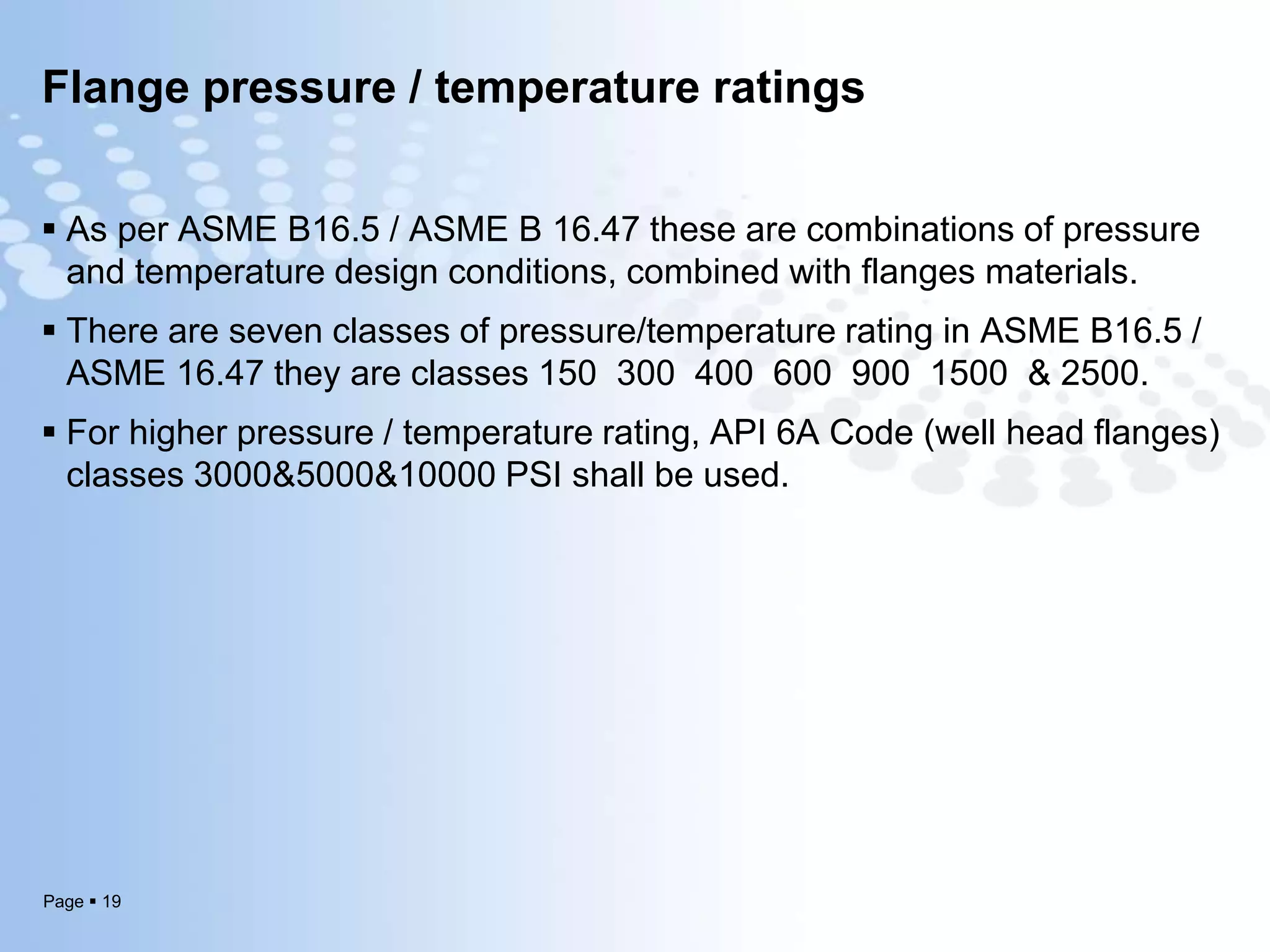 Flange management presentation | PPTX