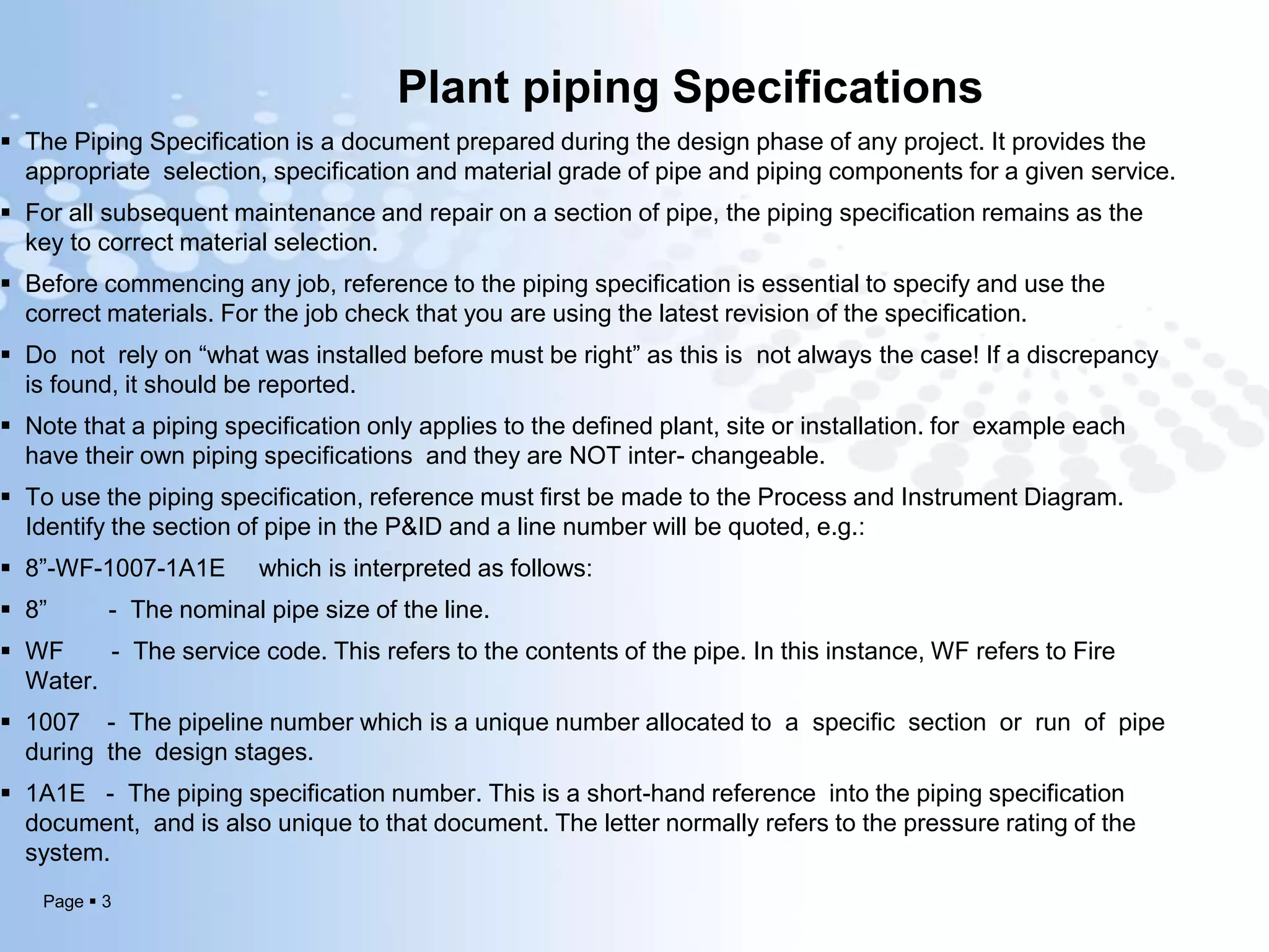 Flange management presentation | PPTX