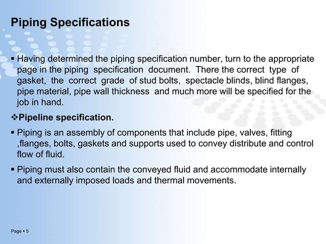 Flange management presentation | PPTX