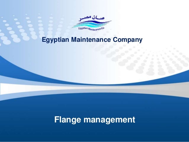 Flange management presentation