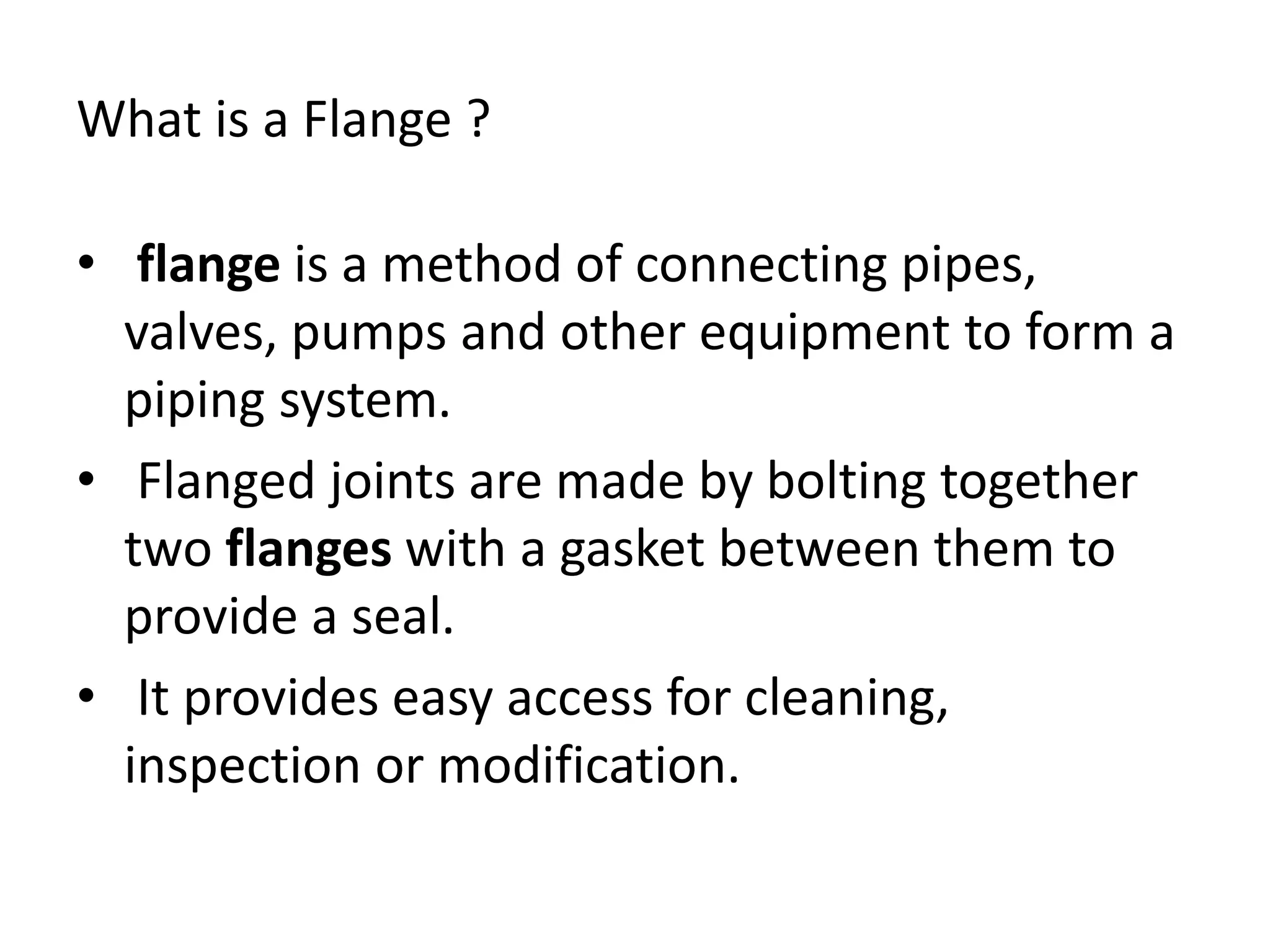 Flanges | PPTX