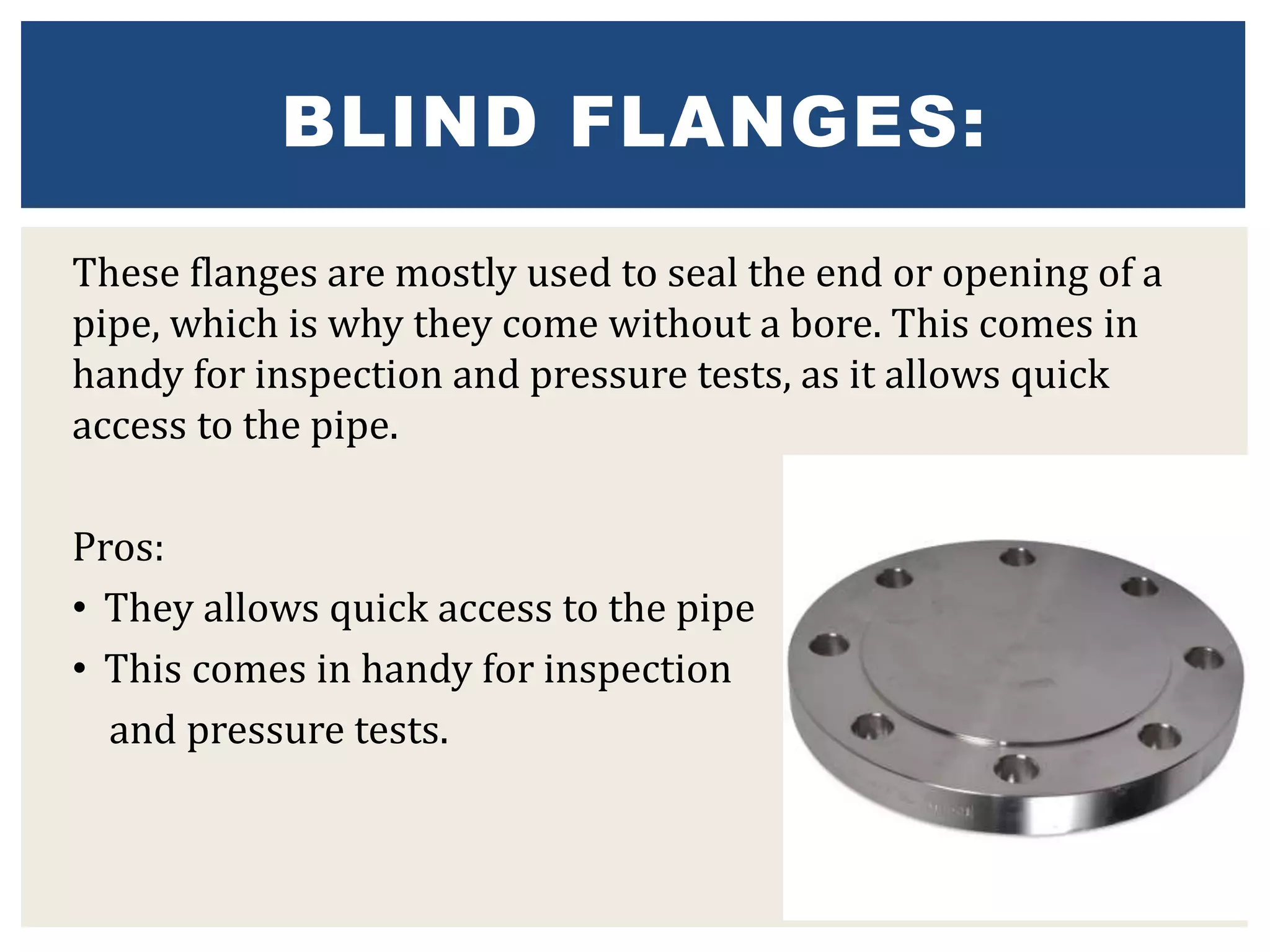 Flanges | PPTX