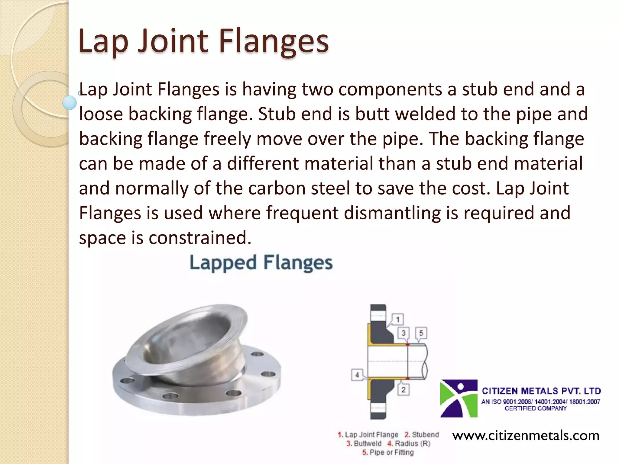 Different Types of Flanges | PDF | Auto Parts | Automotive