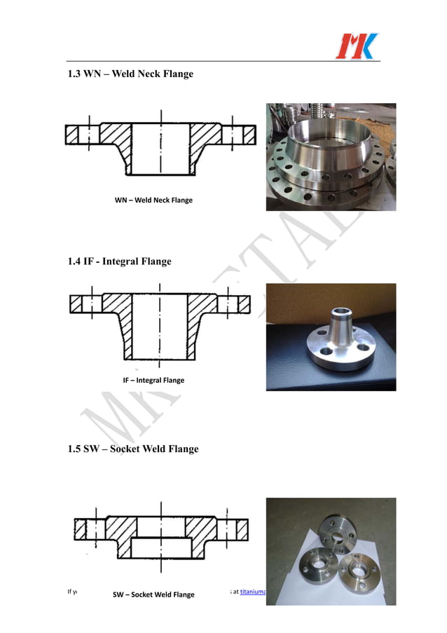Flange type and flange sealing surface