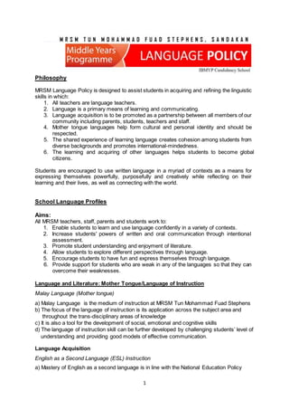 F) language policy.. | PDF | Free Download