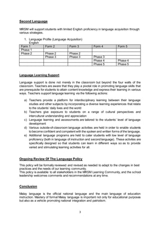 F) language policy.. | PDF