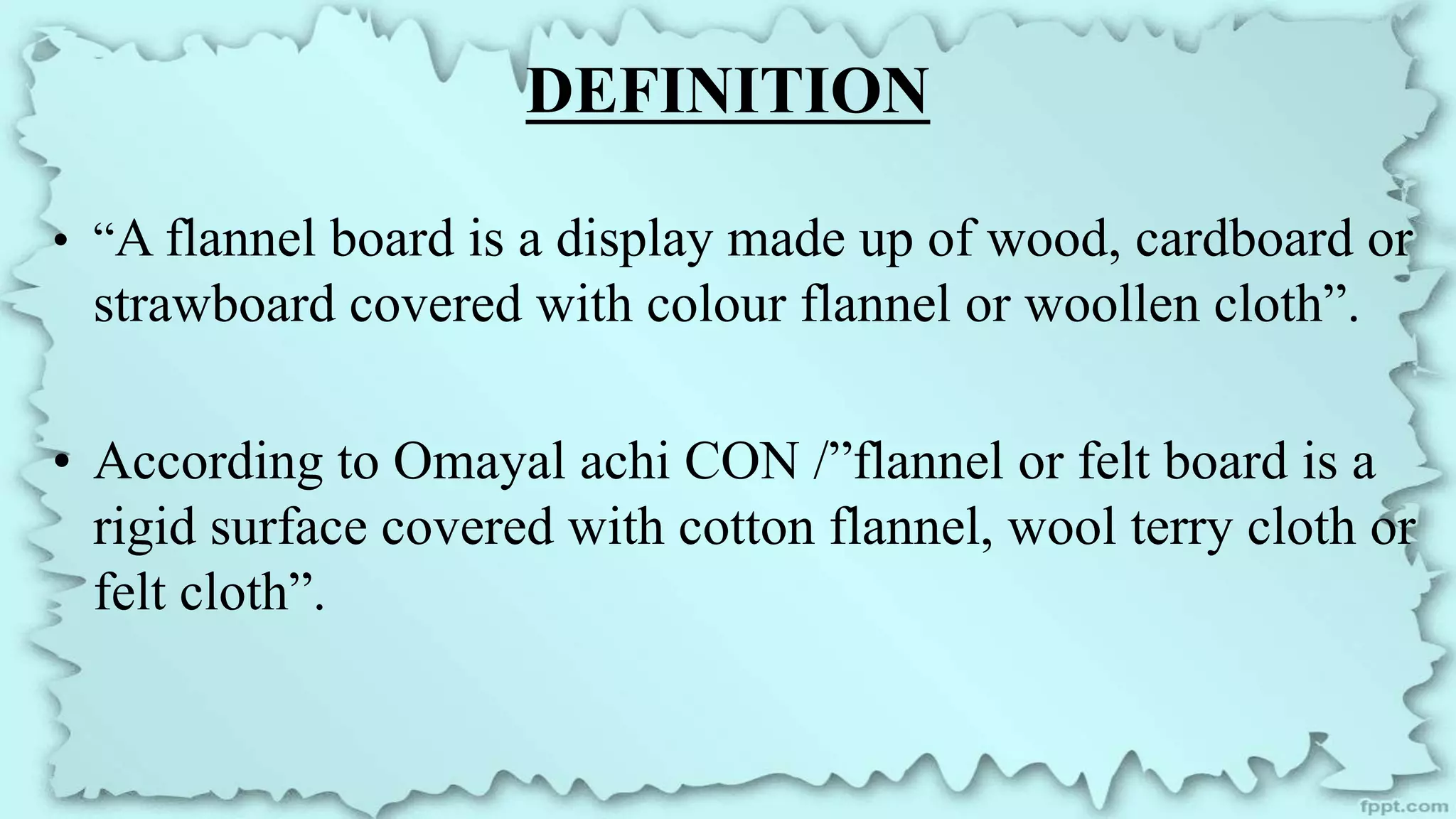 Flannel board | PPTX