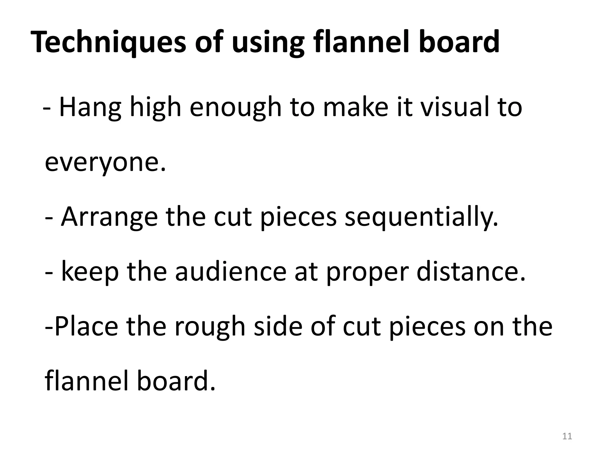 Flannel board( microteaching topic) | PPTX