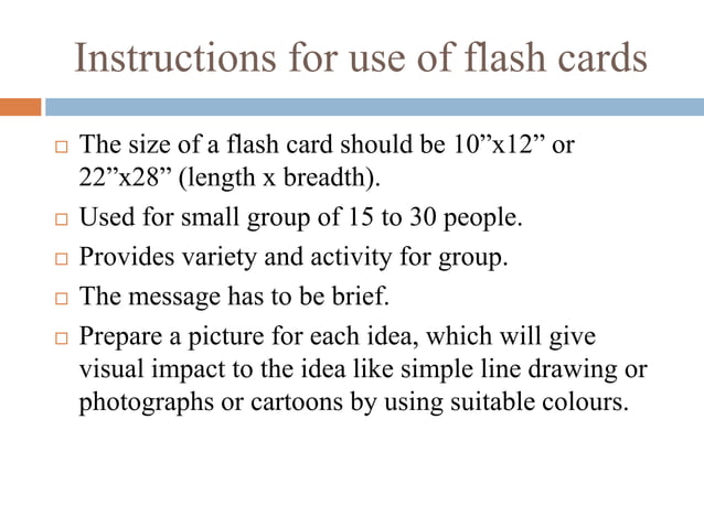 ppt on FLANNEL BOARDS & FLASH CARDS.pptx | Arts and Crafts | Hobbies & Interests