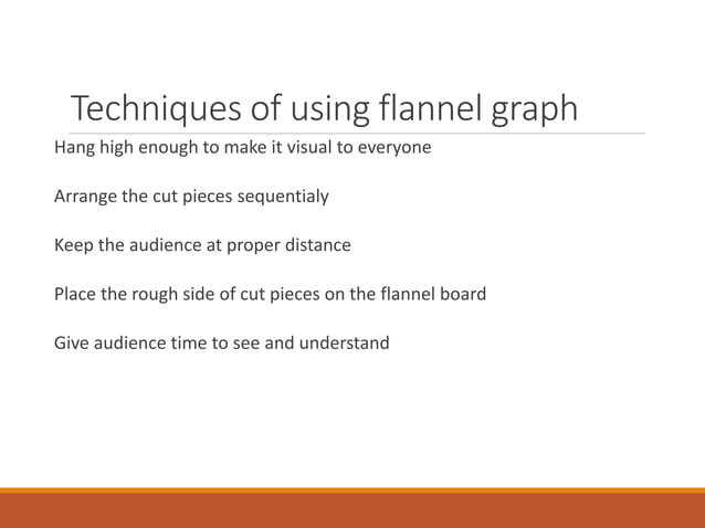 Flannel graph | PPTX | Arts and Crafts | Hobbies & Interests
