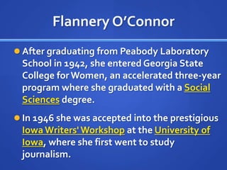 Flannery O Connor | PPT
