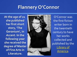 Flannery O Connor | PPT