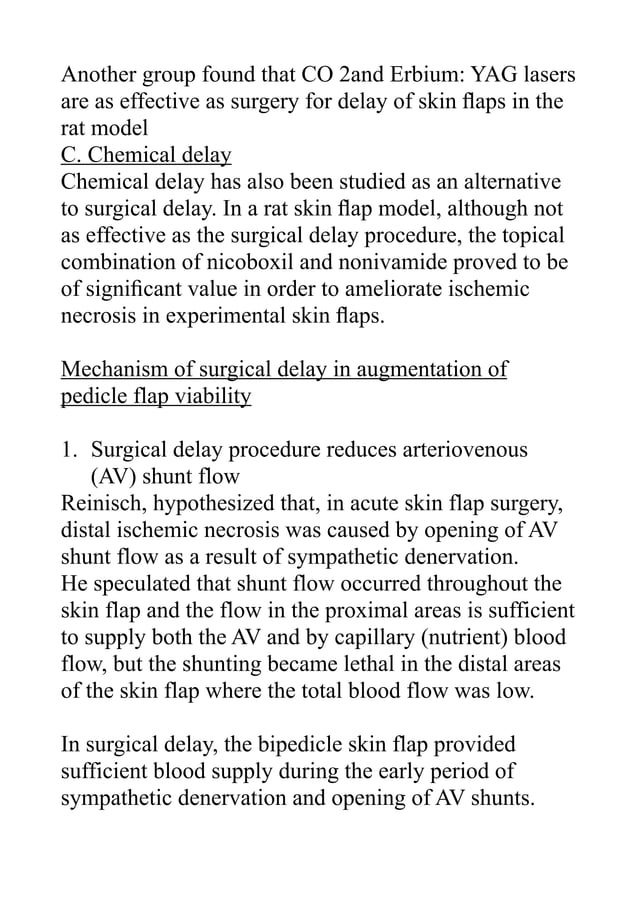 Flap delay.pdf | First Aid | Injuries