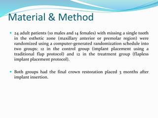 Flapless implant surgery | PPTX