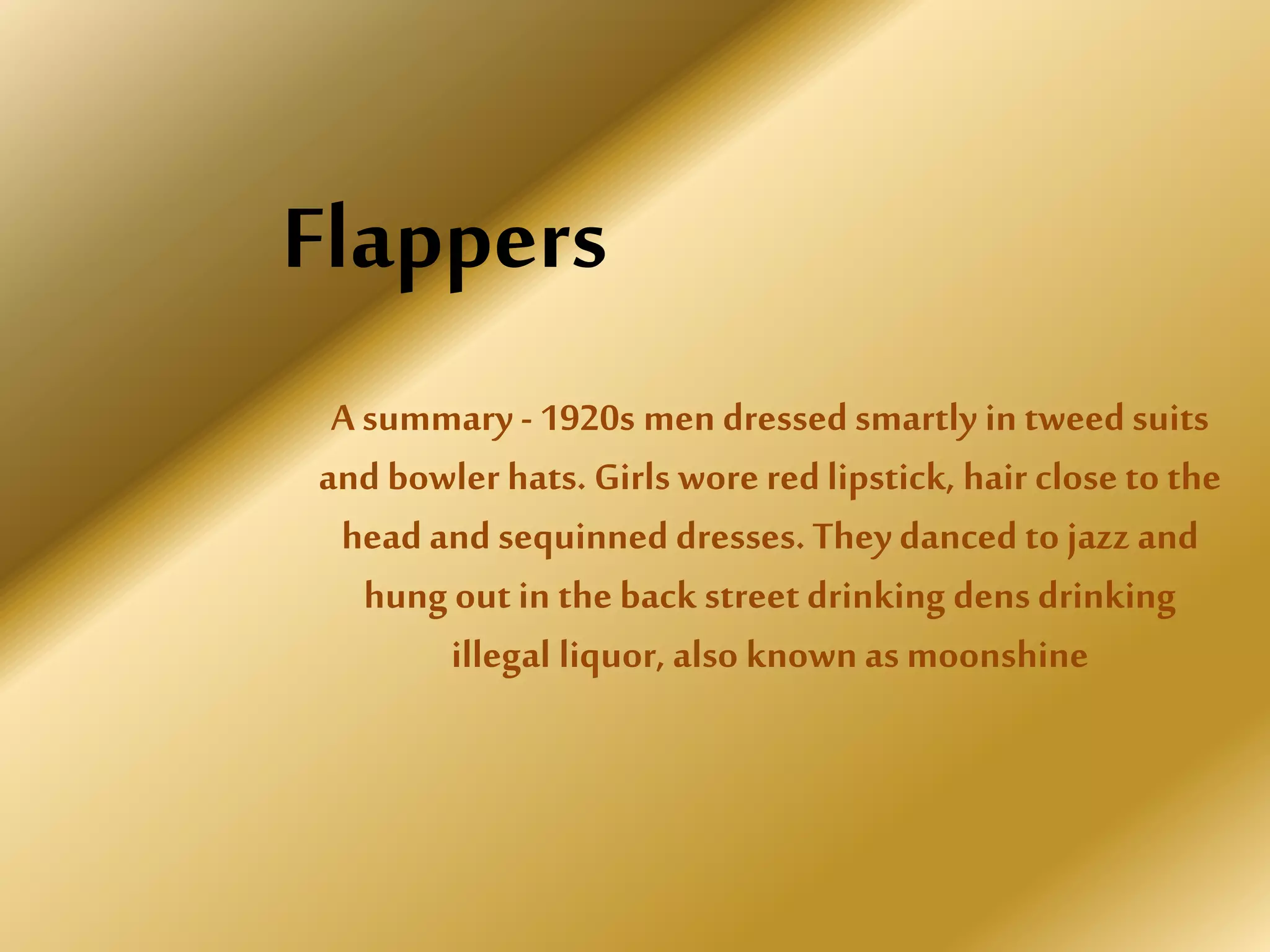 Flappers | PPT