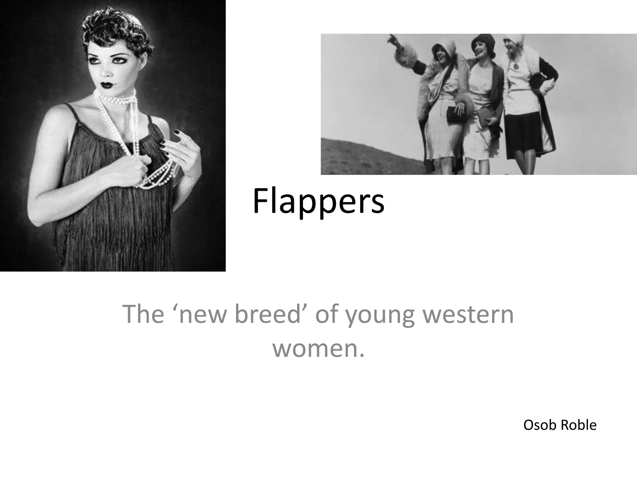 Flappers- 1920's | PPTX