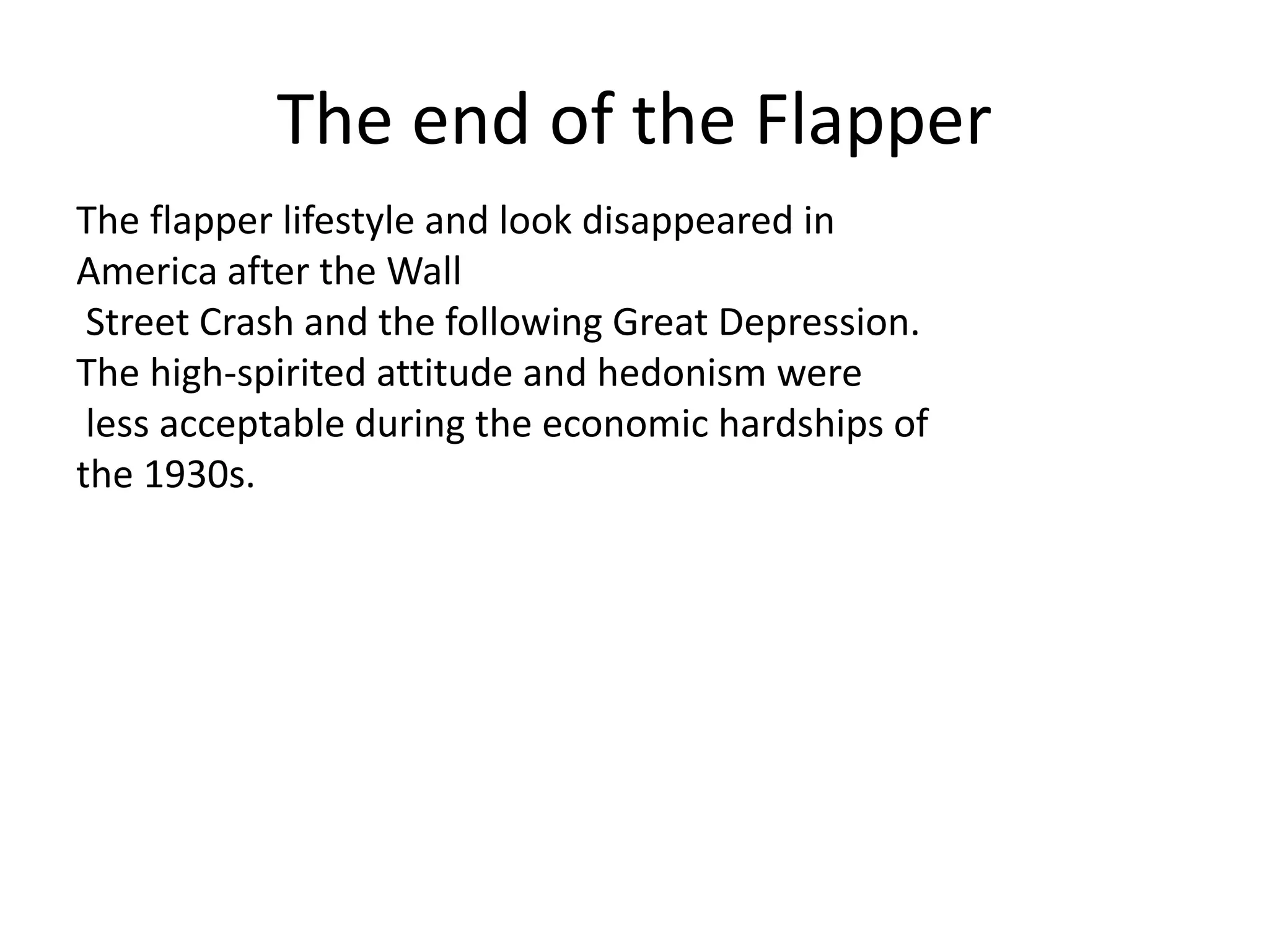 Flappers- 1920's | PPTX